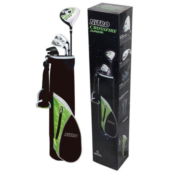 Nitro | Other | Nitro Golf Crossfire Kids Golf Set 6 Piece Green 35 ...